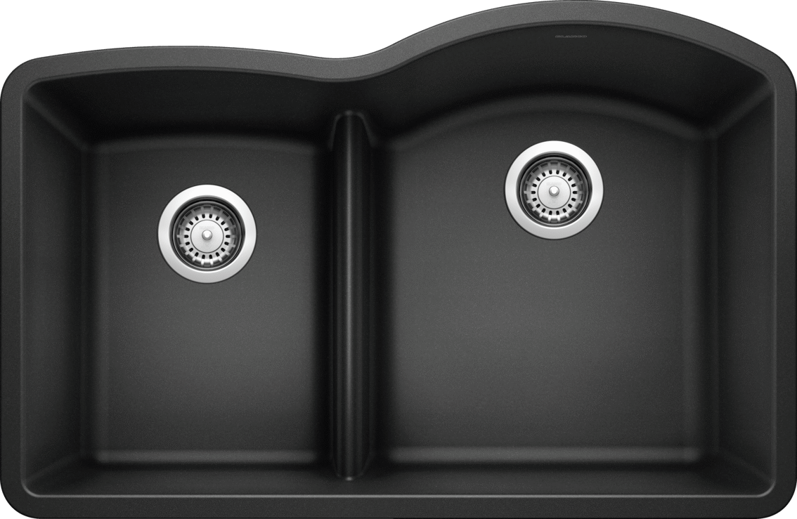 DIAMOND 1¾ Reverse Low Divide | SILGRANIT Anthracite | BLANCO