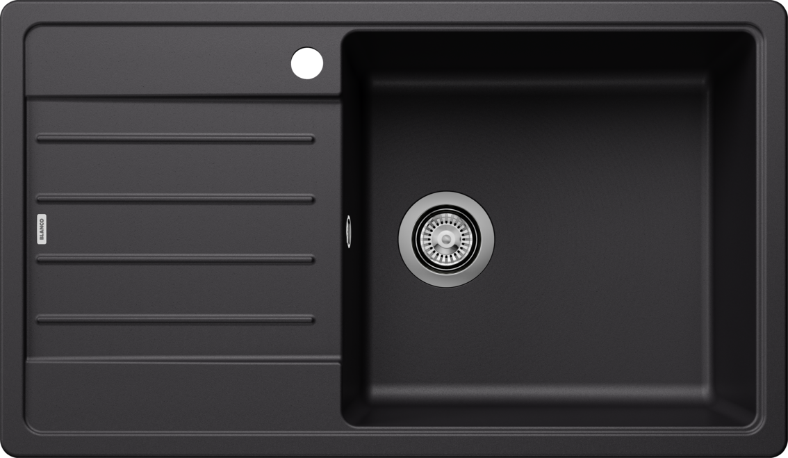 LEGRA XL 6 S | SILGRANIT black - w/o drain remote control | BLANCO