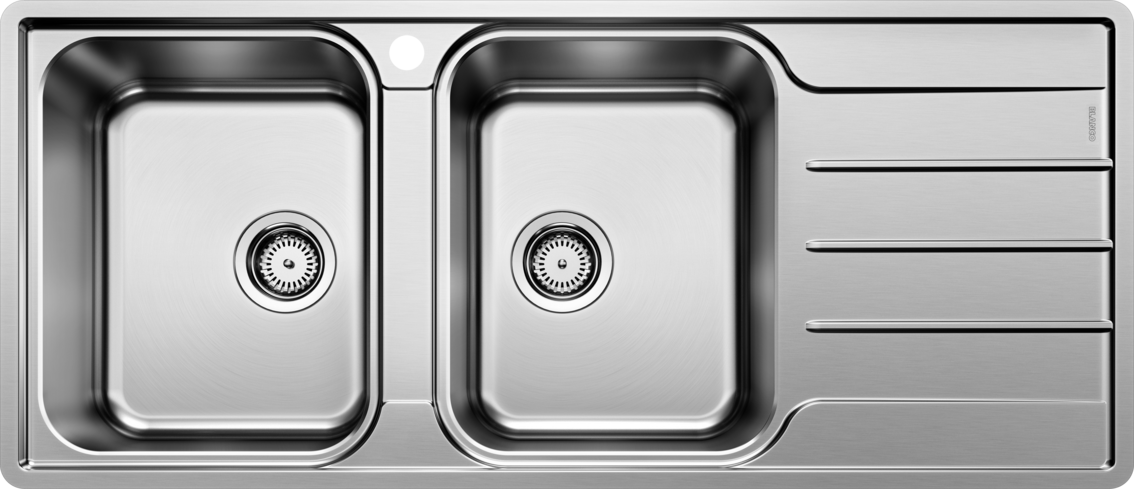 LEMIS 8 S-IF | Stainless steel brushed finish - w/o drain remote control | BLANCO