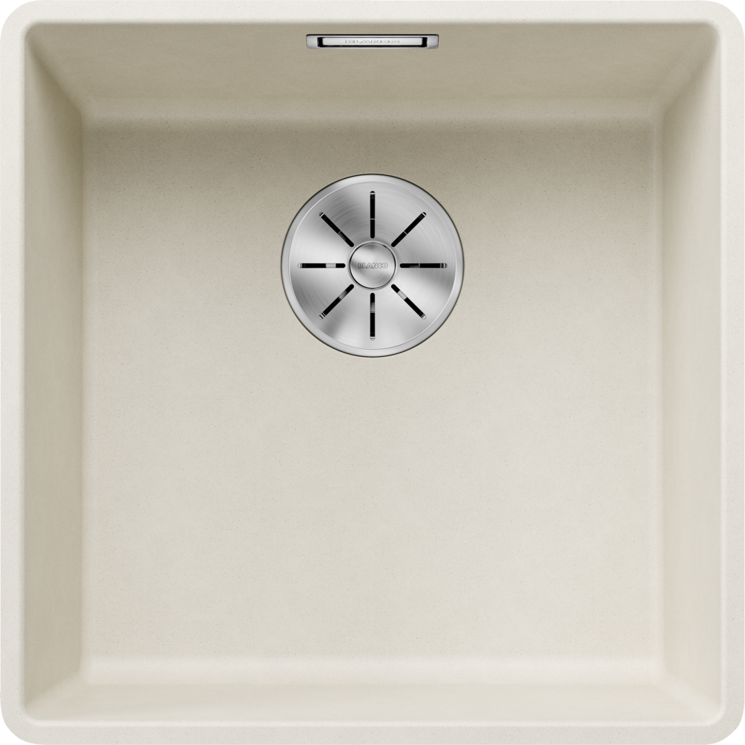 SUBLINE 400-F | SILGRANIT soft white - w/o drain remote control | BLANCO