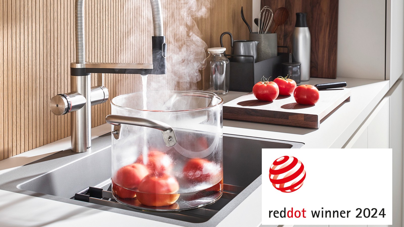 Three Red Dot Product Design Awards 2024 for BLANCO | BLANCO