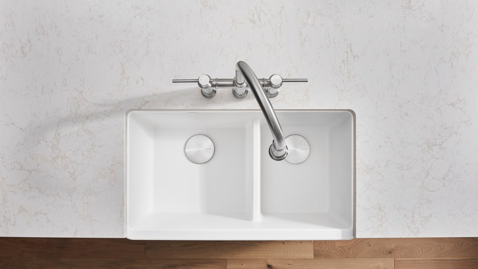 A White Farmhouse Sink as your Baking Companion | BLANCO