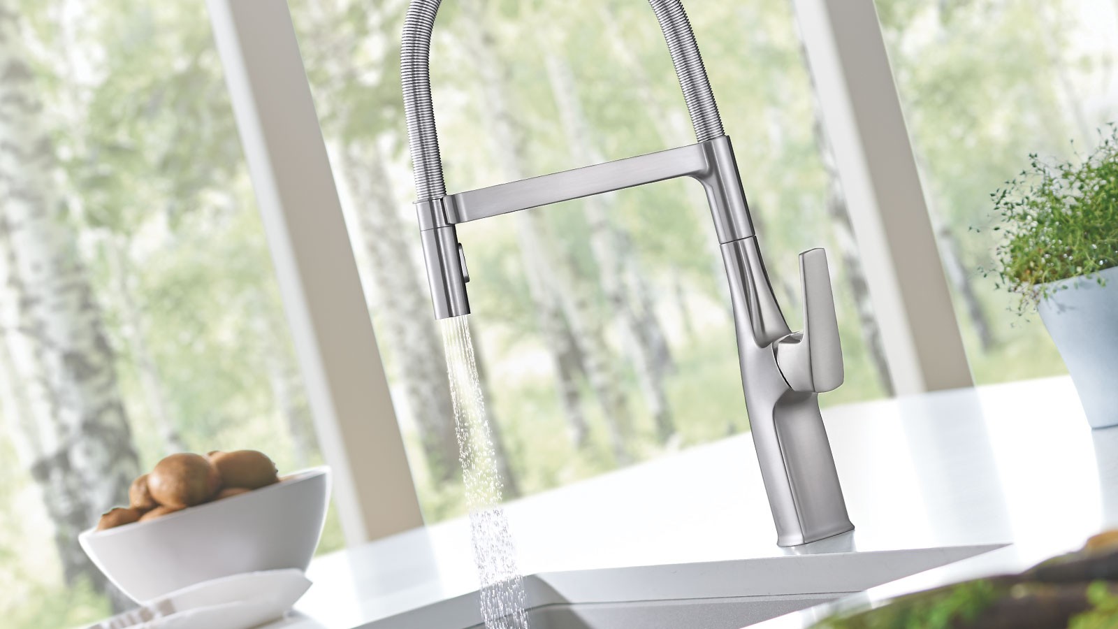 Shop BLANCO RIVANA Pull Down Kitchen Faucets | BLANCO