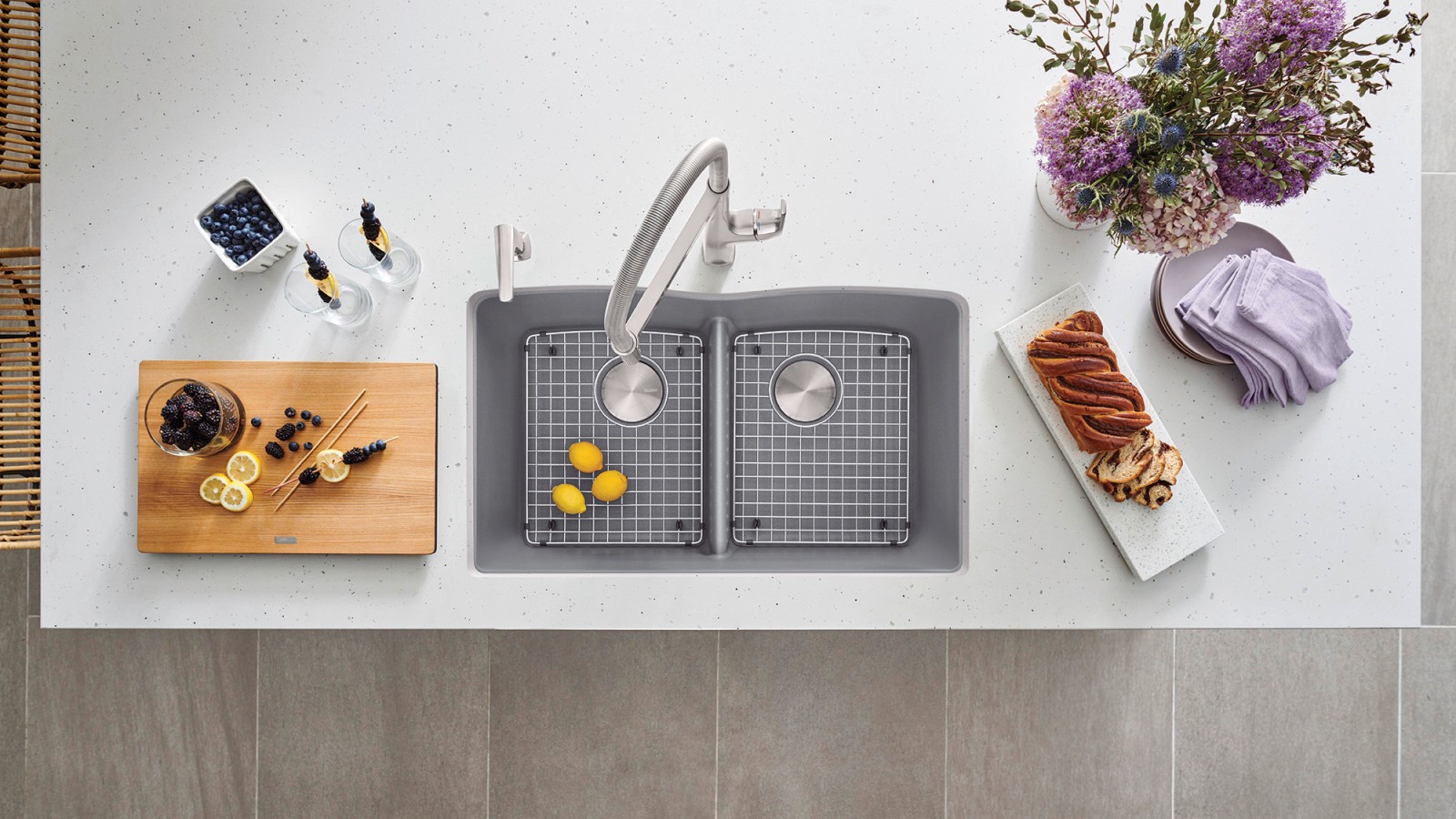 Low Divide Kitchen Sinks | BLANCO