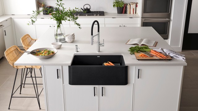 Shop BLANCO IKON Apron Front Kitchen Sinks | BLANCO