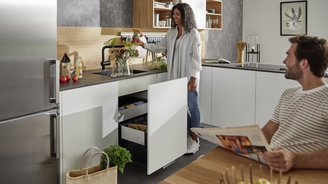 Waste bins for waste sorting in the kitchen | BLANCO